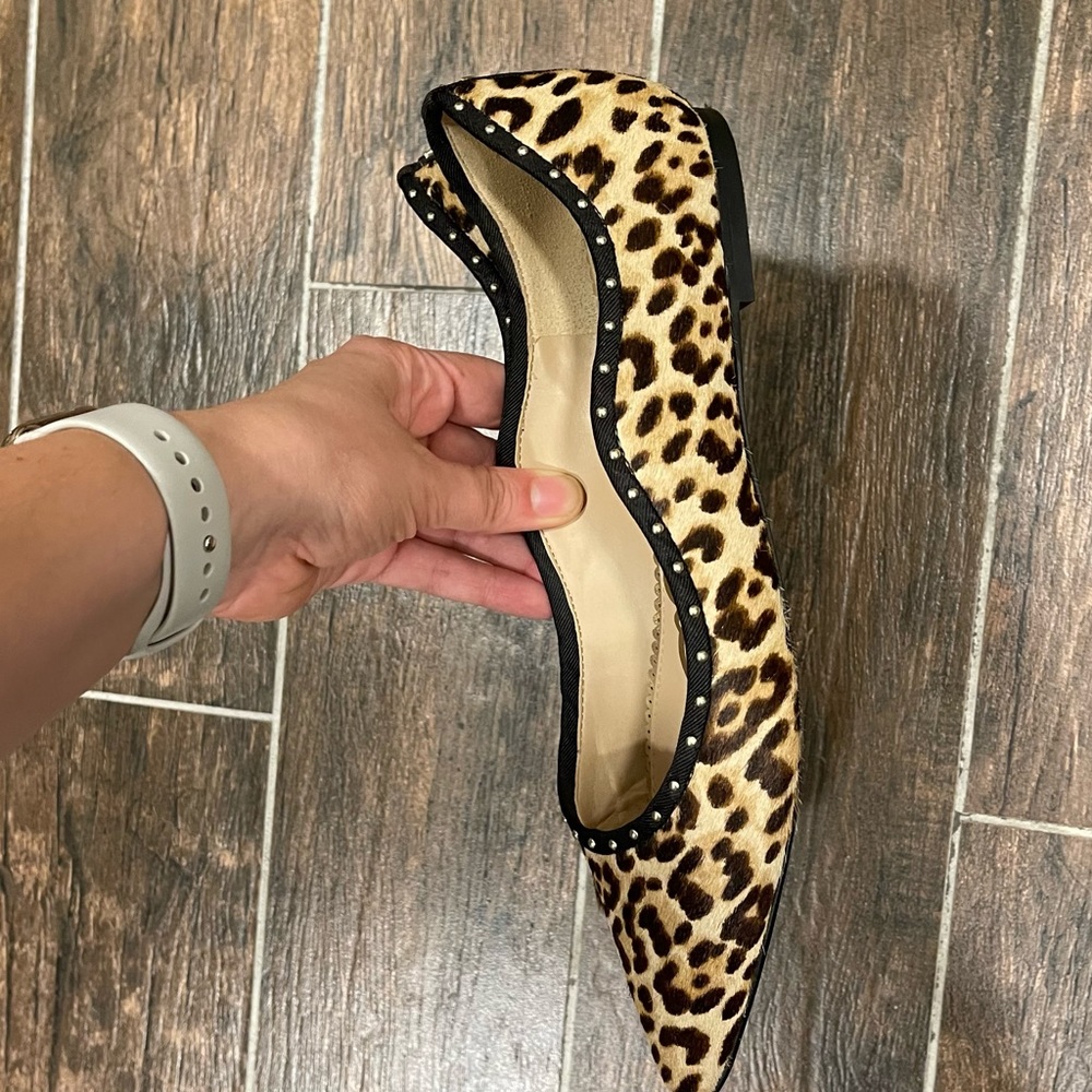 Sam Edelman Riviera Sand Leopard Print Flats - Gem